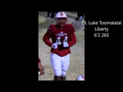DL Luke Toomalatai Liberty (vs Green Valley) - YouTube