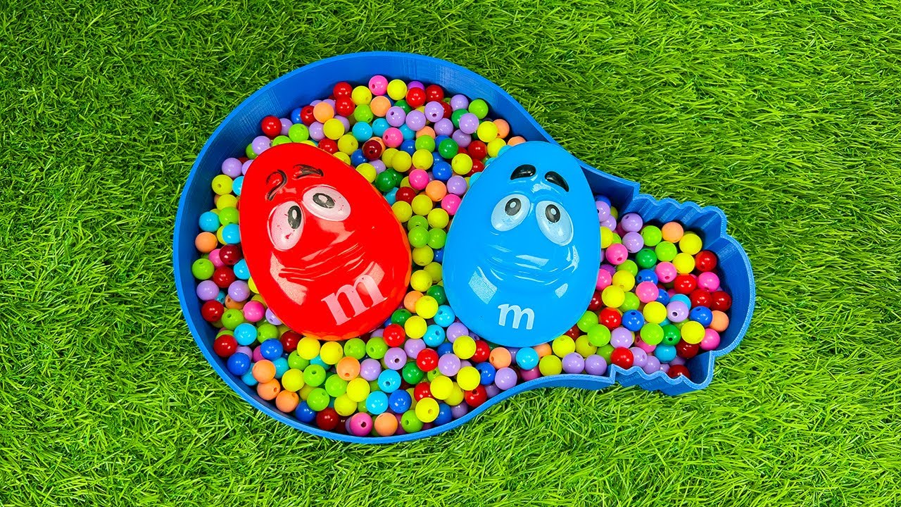 🍬 Glossy Slime Coating & Candy Trails Drifting in Water | ASMR Magic ...