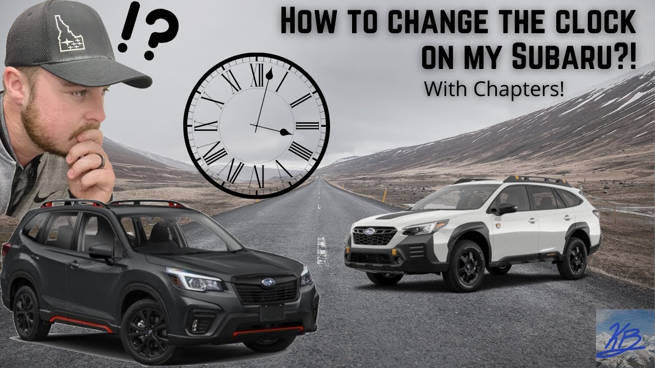 How to change Subaru Clock? - YouTube