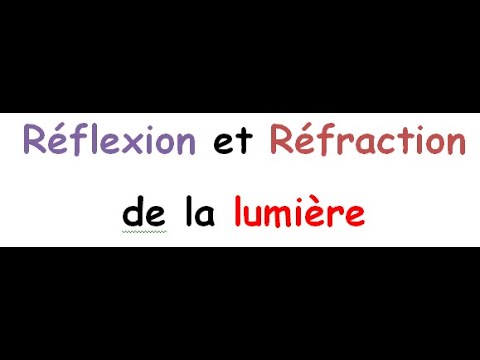 Exercice corrigé réflexion et réfraction de la lumière - YouTube