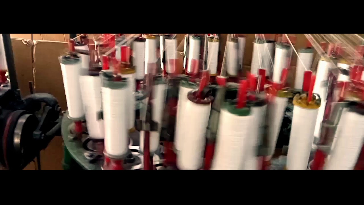 drawstring machine - YouTube