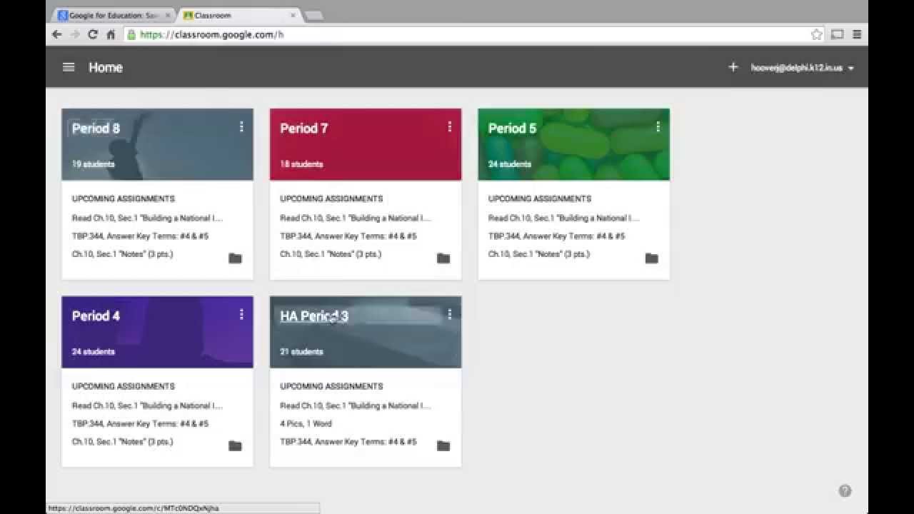 E Learning through Google Classroom - YouTube