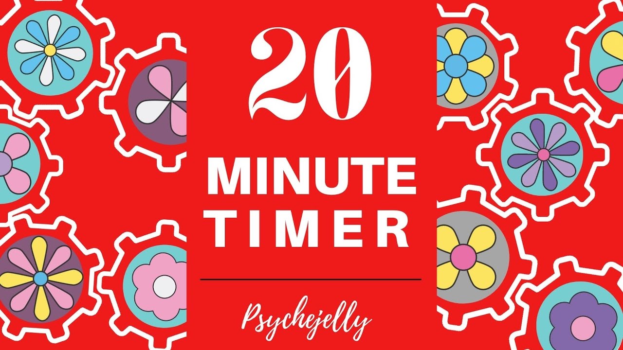 Hypnotic gears 20 minute countdown timer with alarm for transition time ...