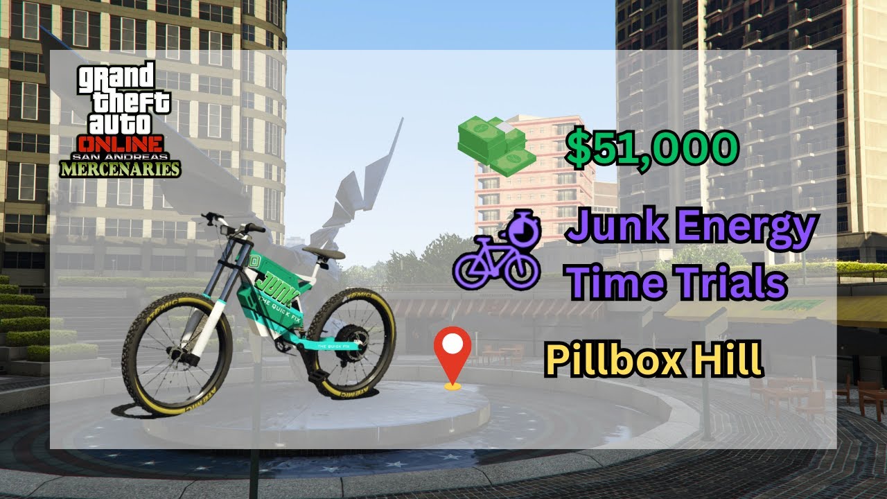 GTA Online Junk Energy Time Trial - Pillbox Hill - YouTube