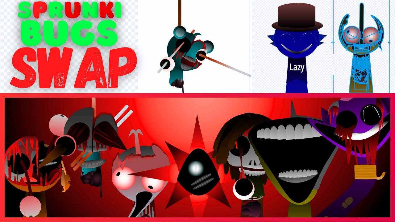 How to make a BUG? Tutorial Sprunki Swapped Phase 4: Incredibox With ...