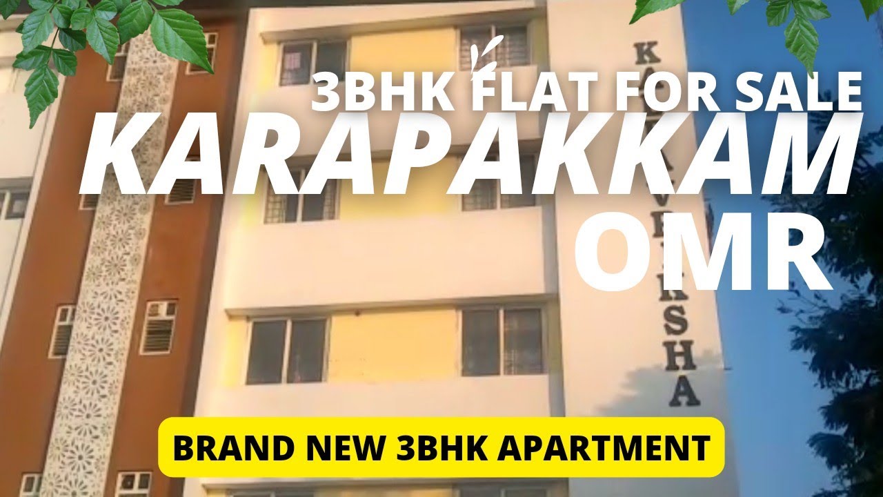 Flat for sale in Karapakkam, OMR II Behind Marg Junction Mall - YouTube