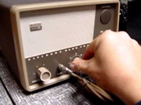 Vintage Tube CB radio EICO 760 from 1960, the dawn of CB radio - YouTube