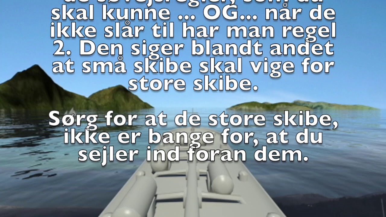små skibe viger for store skibe - YouTube