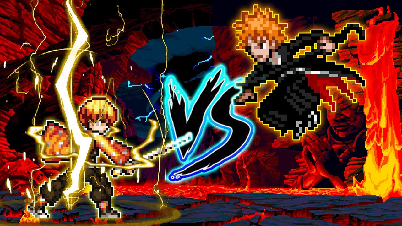 (NEW) ICHIGO V.5 OP VS CHAOS ZENITSU OP IN JUMP FORCE MUGEN - YouTube