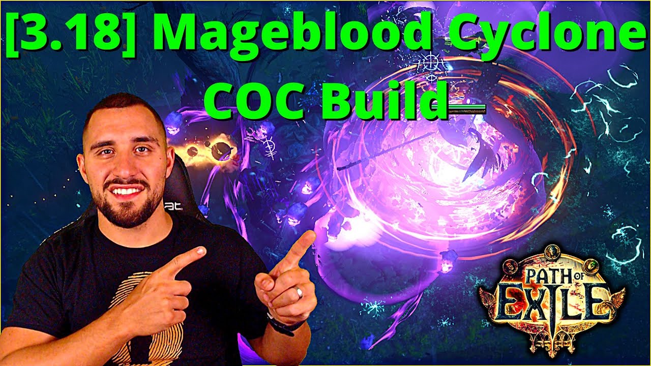 [3.18] My insane Mageblood Cyclone COC Chaos FR Occultist Build on POE ...