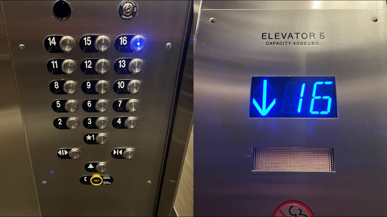 Nice 700 FPM ThyssenKrupp Traction Low Rise Elevators at the Rivergate ...