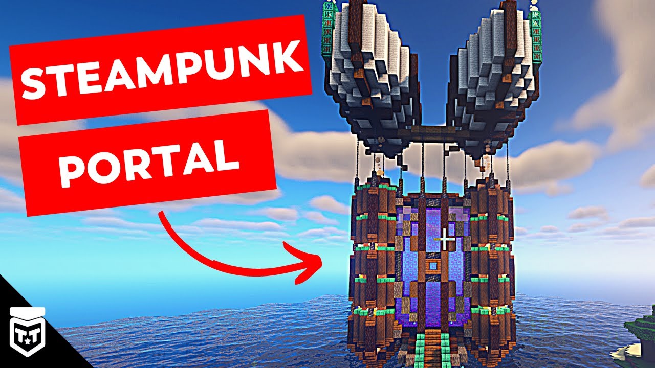 Minecraft Timelapse: Steampunk Nether Portal - YouTube
