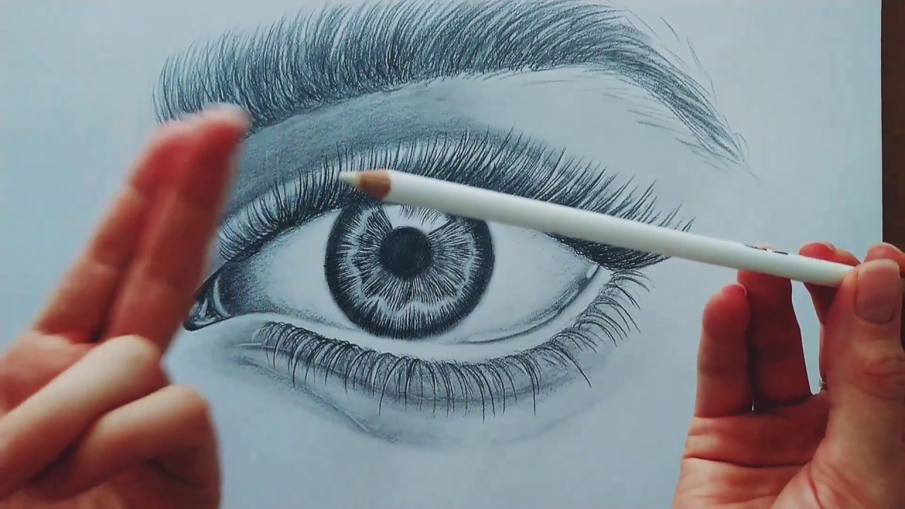 Rysuj z Marianą odc. 1//Rysowanie oka // Drawing the eyes - YouTube