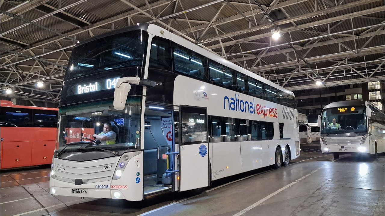 National Express Boa Vista Scania K410 BV66 WPK on 040 to Bristol - YouTube