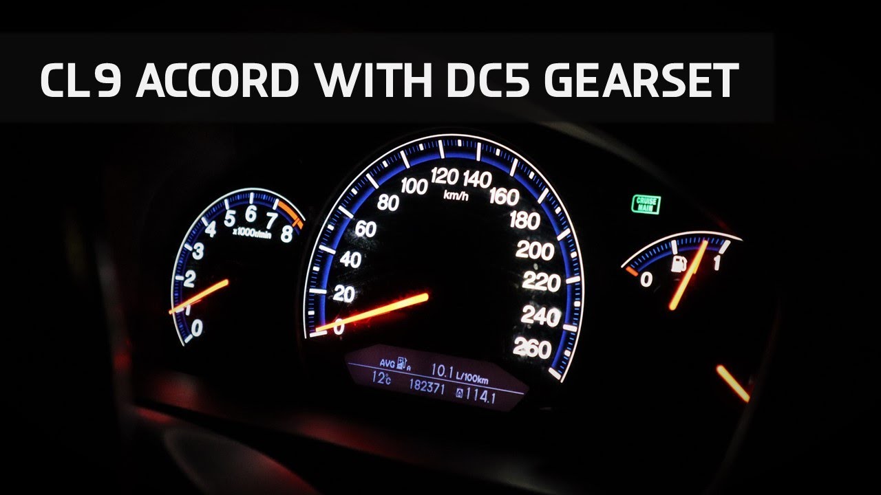 Honda Accord Euro CL9 0-100km/h (with Type R Gearset) - YouTube