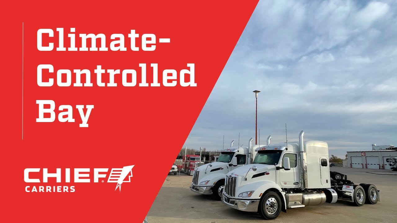 Chief Carriers Climate Controlled Securement Bay for Drivers - YouTube