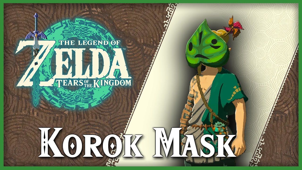Korok Mask • Zelda Tears of the Kingdom TOTK - YouTube
