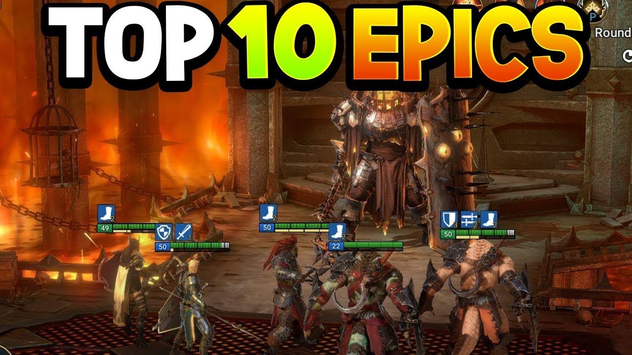 10 Best Epic Champions for Fire Knight's Castle - YouTube