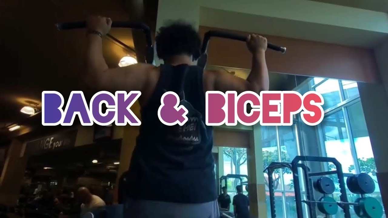 A Back & Biceps Day SummerCut(Day 56) - YouTube