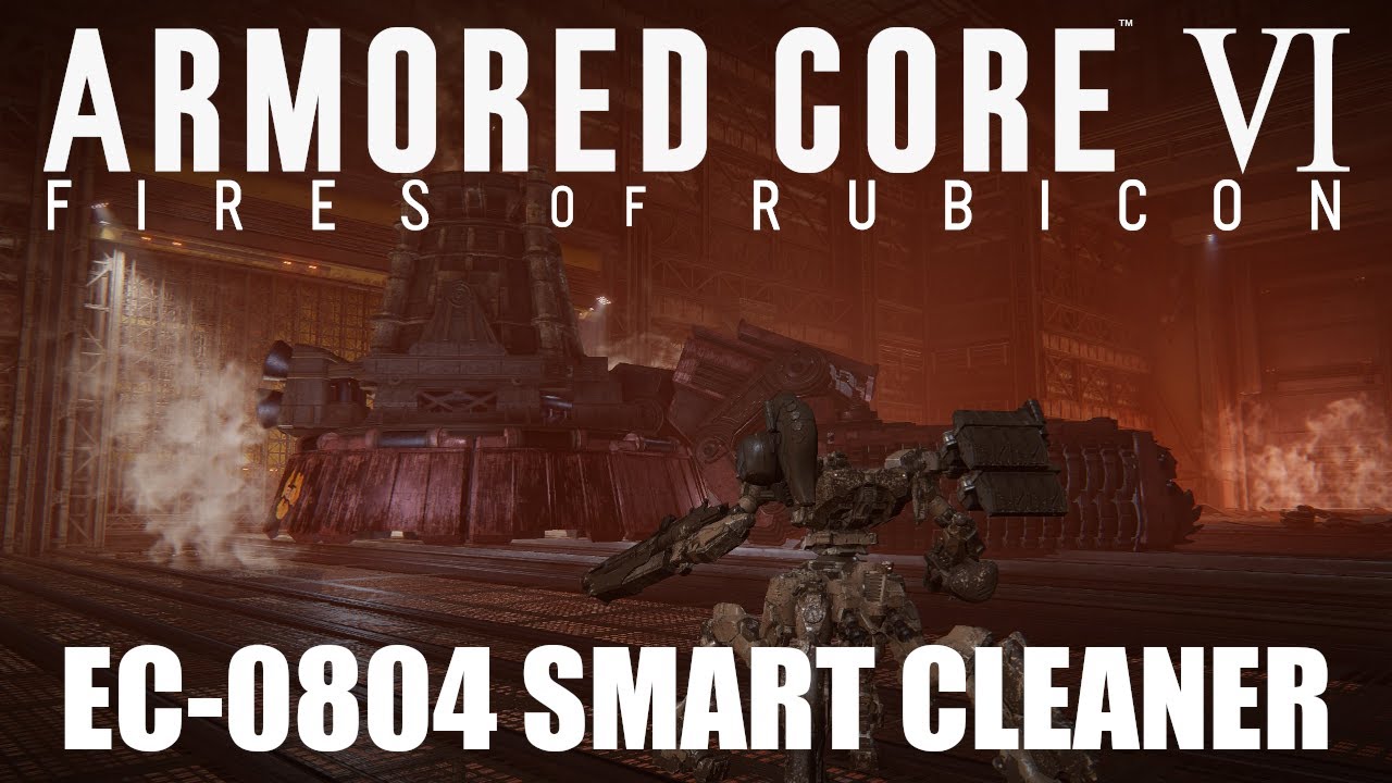 Armored Core 6 Boss Fight: EC-0804 SMART CLEANER - YouTube