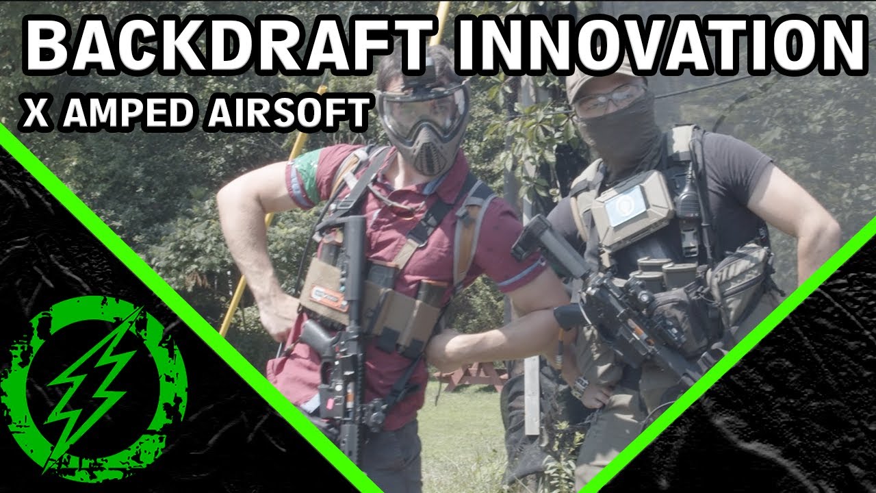 Backdraft Innovation Visits Amped Airsoft - YouTube