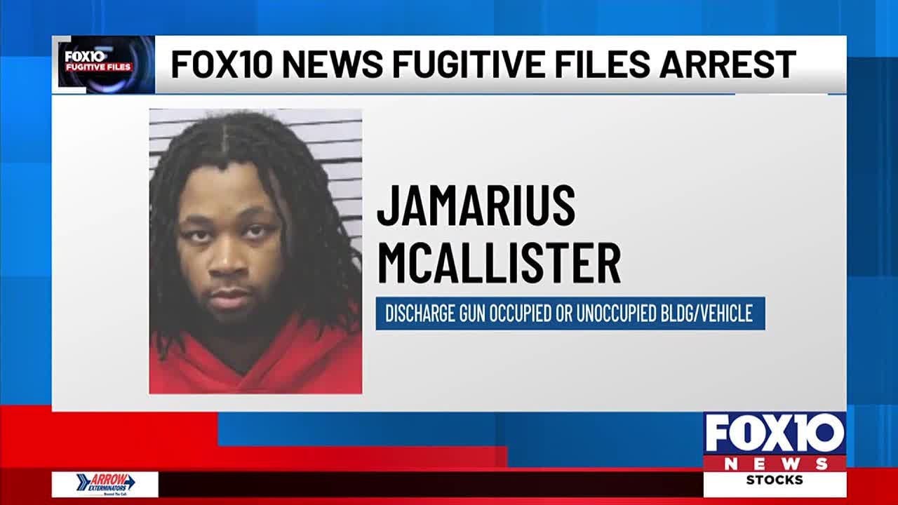 Fugitive Files Arrest; Jamarius McAllister surrenders - YouTube