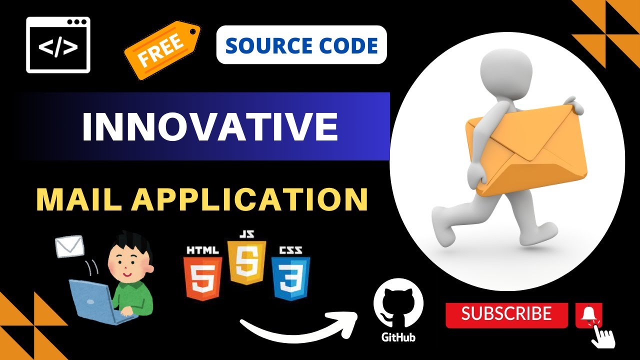 Day 15 | Innovative Mail Application Using HTML CSS & JS Free Source ...