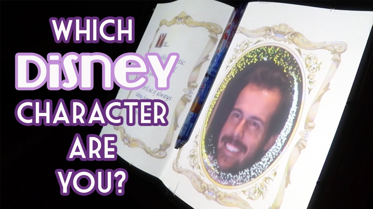 Finding out our Disney Character at the Beast's Library - YouTube