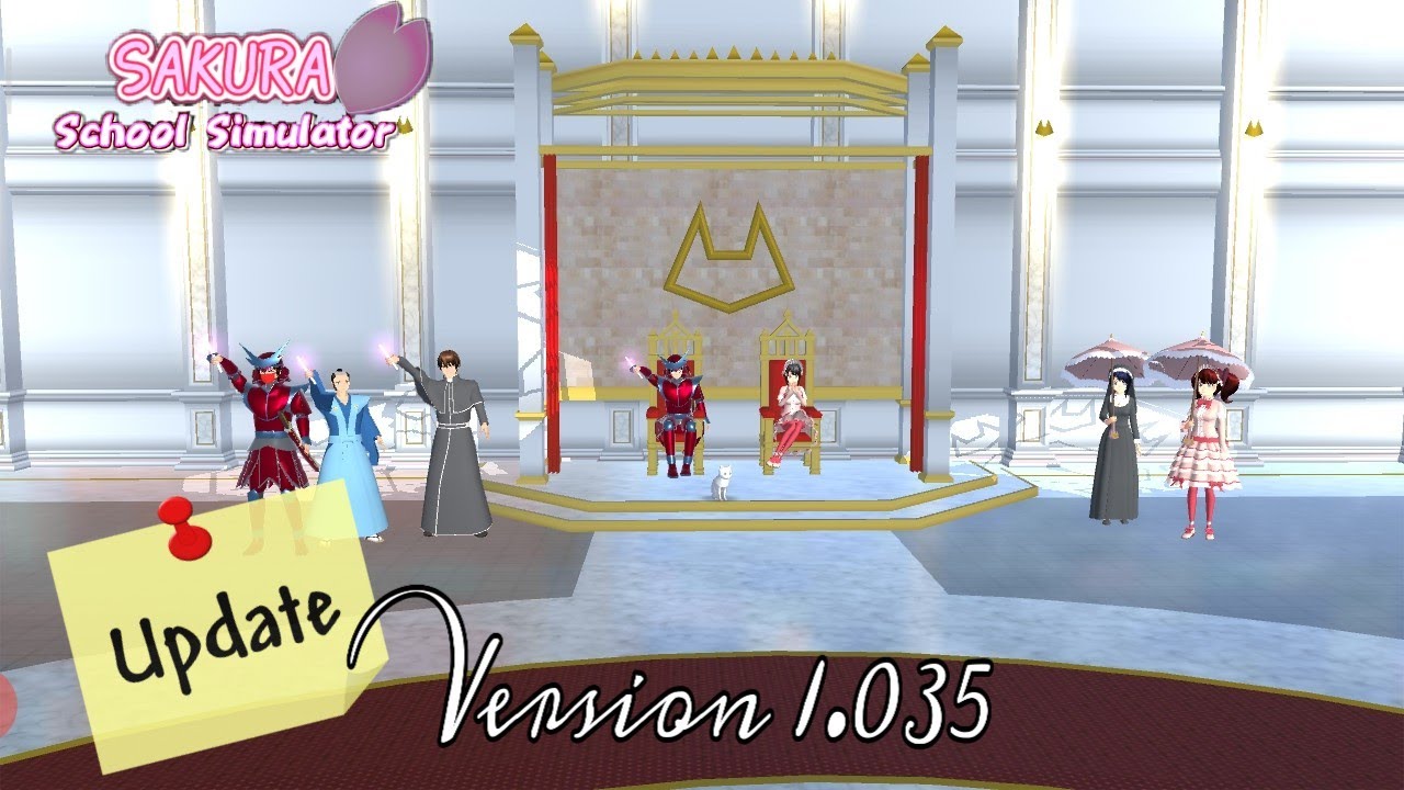 UPDATE! Sakura School Simulator!| New ver. 1.035 | New place PALACE ...