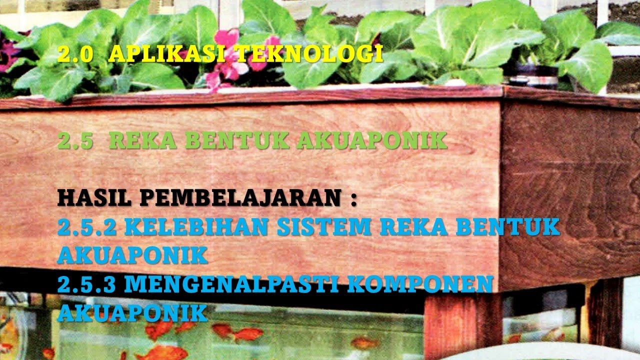 RBT TING 2 - REKA BENTUK AKUAPONIK (2.5.2 DAN 2.5.3) - YouTube
