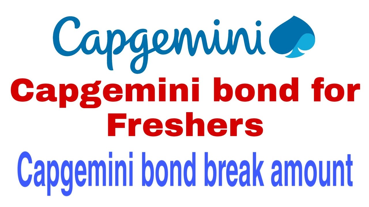 Capgemini bond for Freshers | Capgemini bond break amount.#capgemini ...
