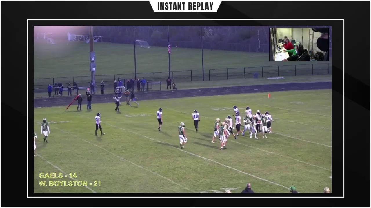 Varsity Football Clinton High School vs. West Boylston - Green Light ...