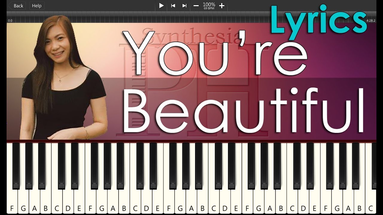 You're Beautiful | Piano Tutorial - YouTube