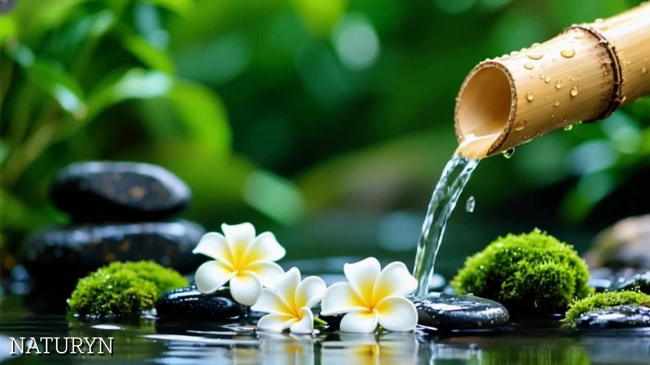 Spa Ambience for Healing 💧 Relaxing Piano & Nature Sounds to Start Your ...