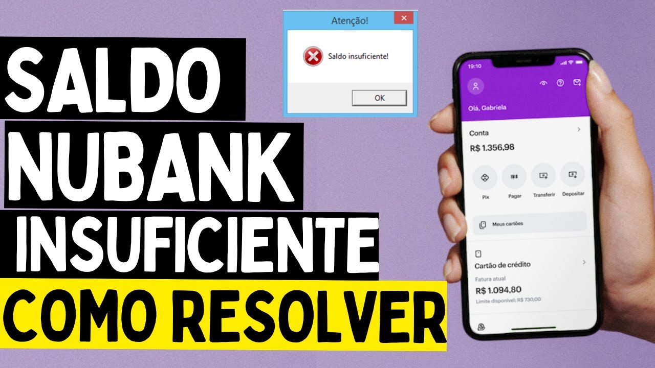 LIMITE ADICIONAL NUBANK SALDO INSUFICIENTE - YouTube