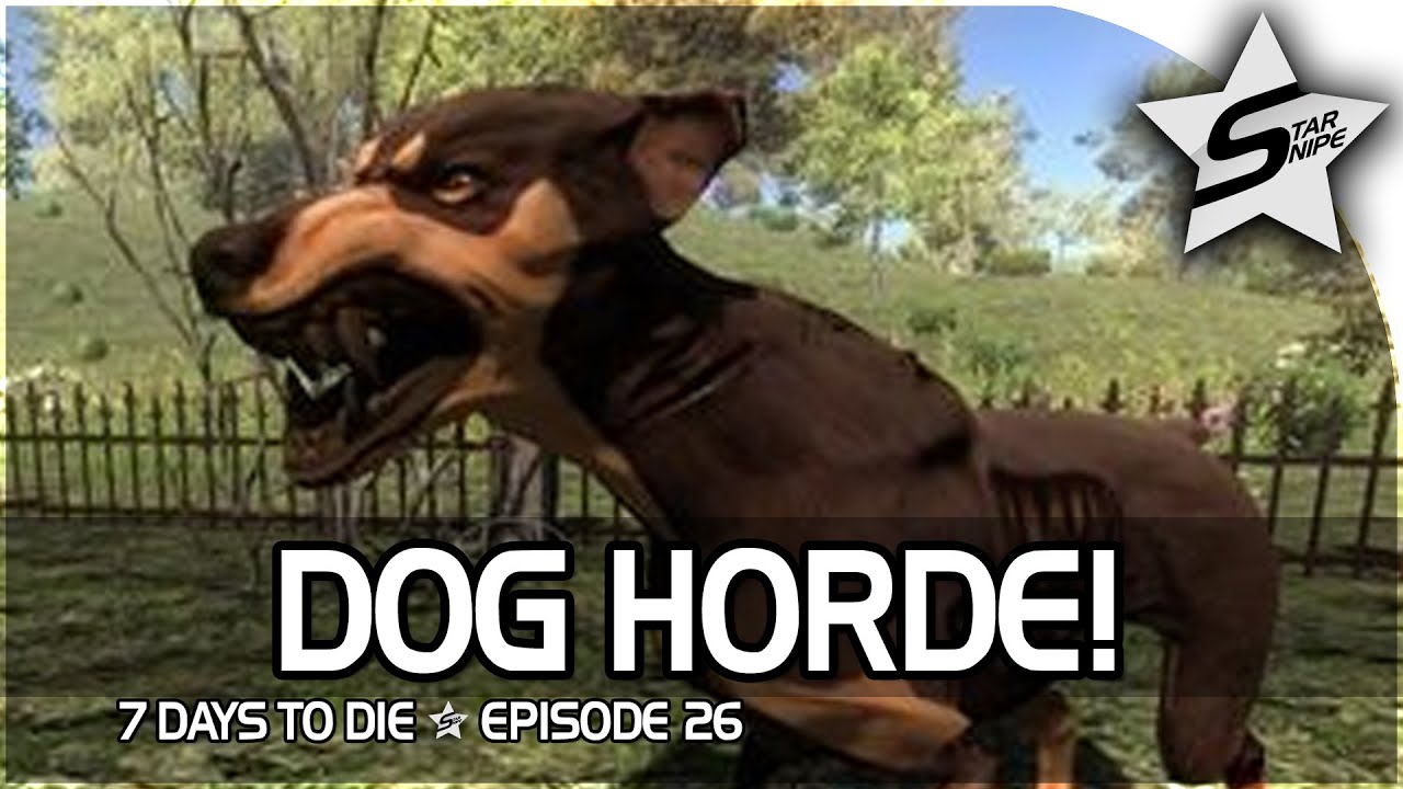 7 Days to Die Xbox One Gameplay Part 26 - "DOG HORDE, HAUNTED CEMETERY ...
