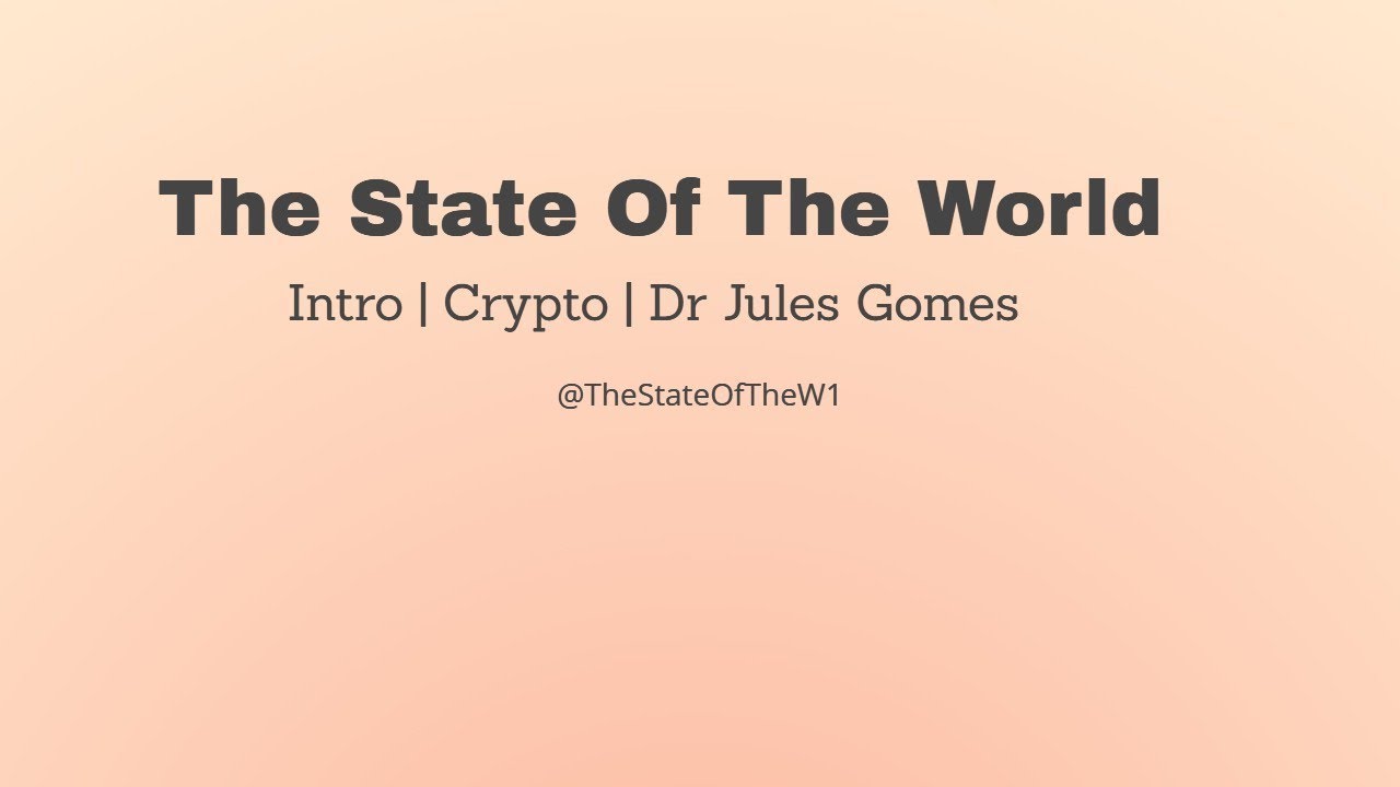 Episode 1 | Intro | Crypto | Dr Jules Gomes - YouTube