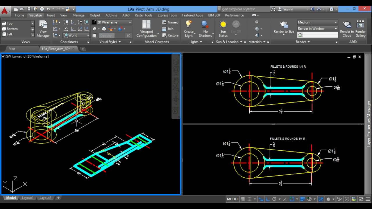 Pivot Arm 3D Part 1 - YouTube