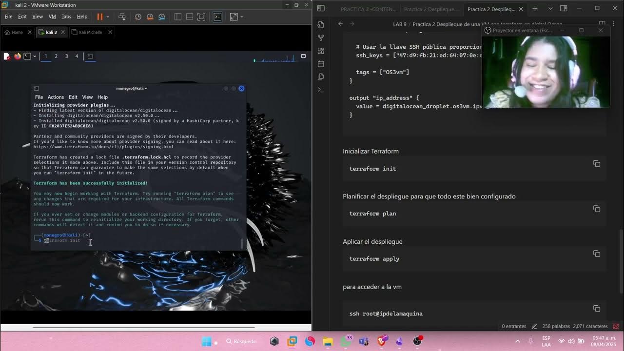 Practica 2 Desplieque de una VM con terraform en digital Ocean - YouTube