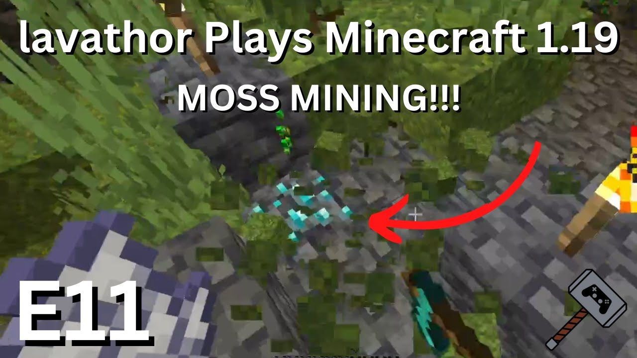 Minecraft 1.19 E11 | MOSS MINING!!! - YouTube