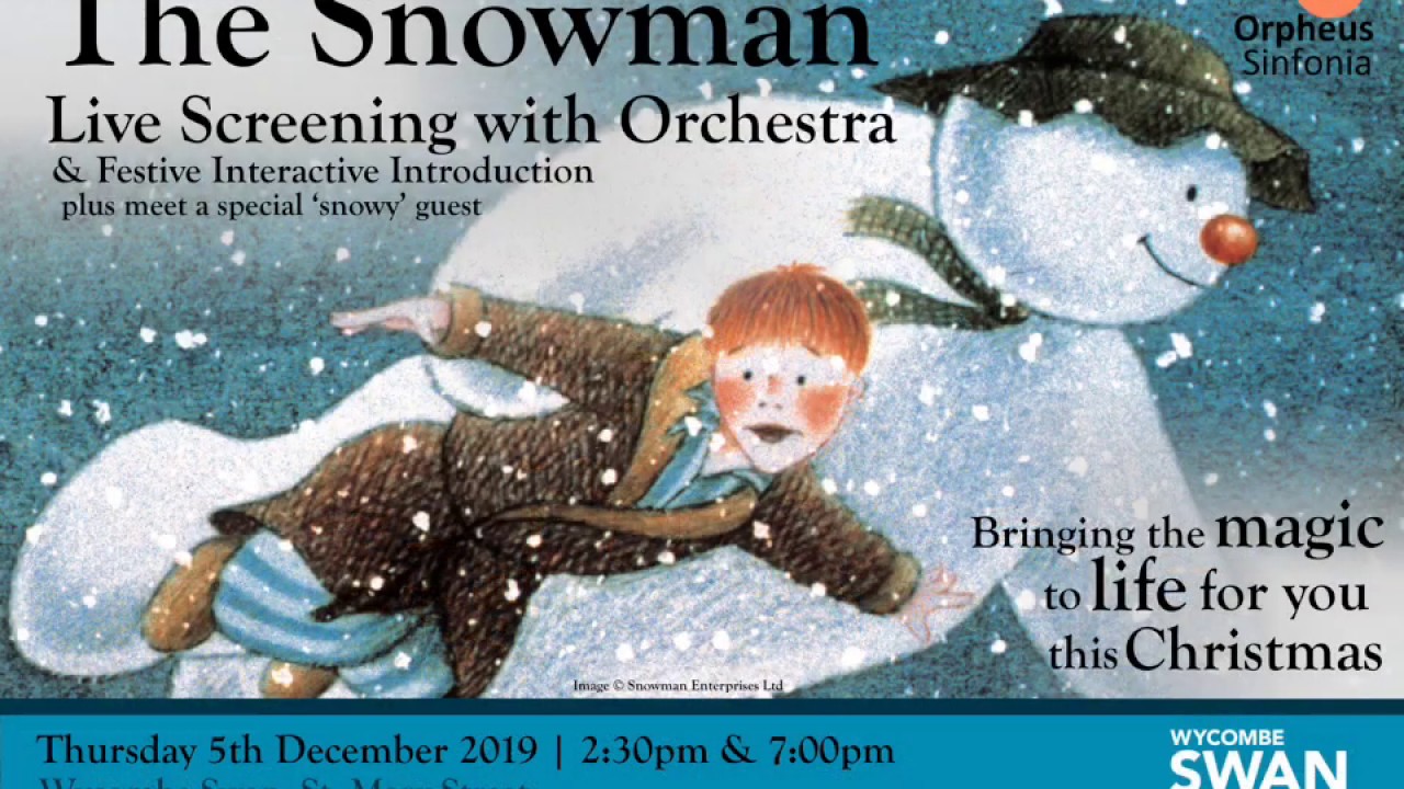 The Snowman with Live Orchestra at the Wycombe Swan - YouTube