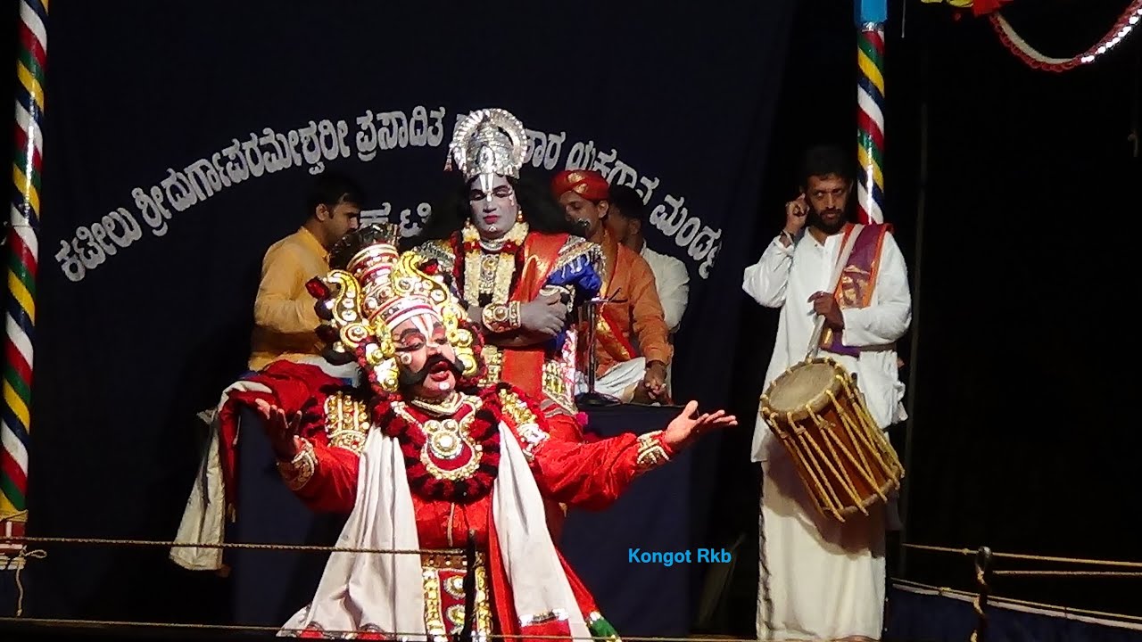 Yakshagana -- Manishada - 14 - Patla - Kolathamajalu - Bellippadi - YouTube
