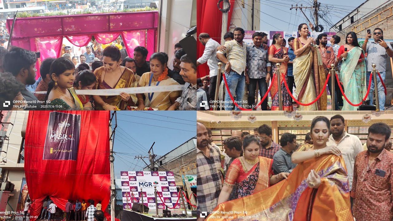 Rayachoti Chennai MGR shopping mall grand opening live video - YouTube