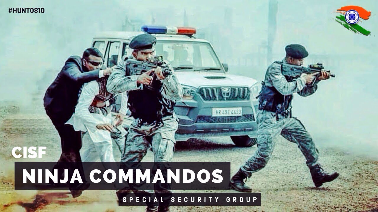 CISF Ninja Commandos - Special Security Group in Action (Military ...