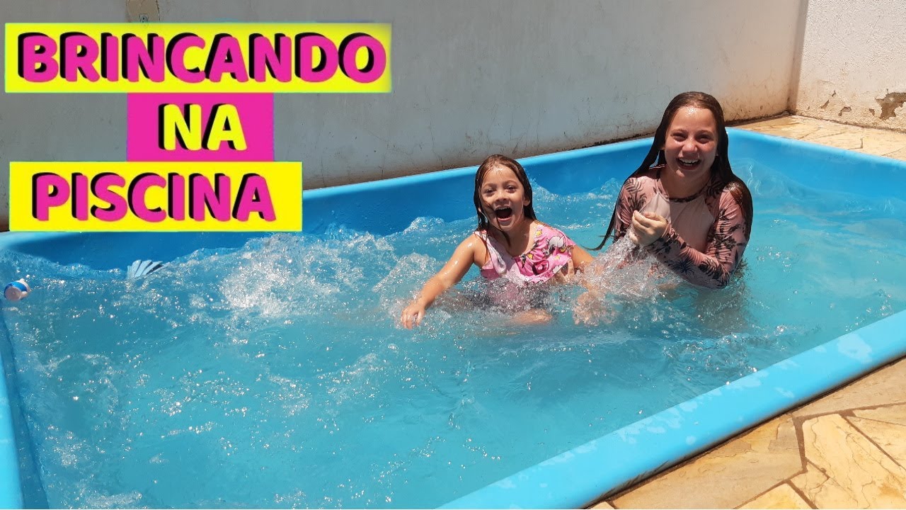 ROTINA DA TARDE NA PISCINA - YouTube