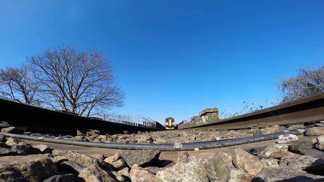GoPro Under Train - Seamills Station Bristol (GoPro Hero 3+) - YouTube