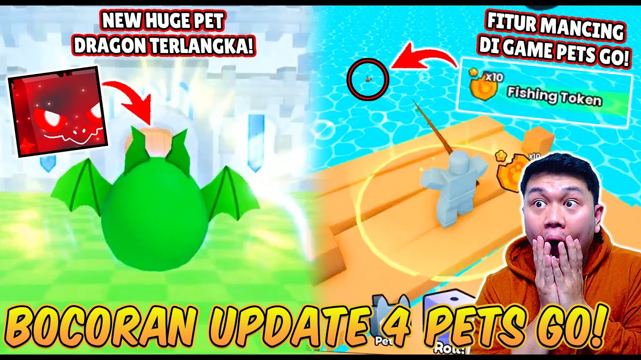 NEW UPDATE 4 PETS GO! ADA HUGE PET DRAGON TERBARU & BISA MANCING DI ...
