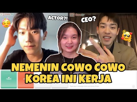 SERU BANGET!! NEMENIN COWO KOREA INI KERJA | OME TV KOREA
