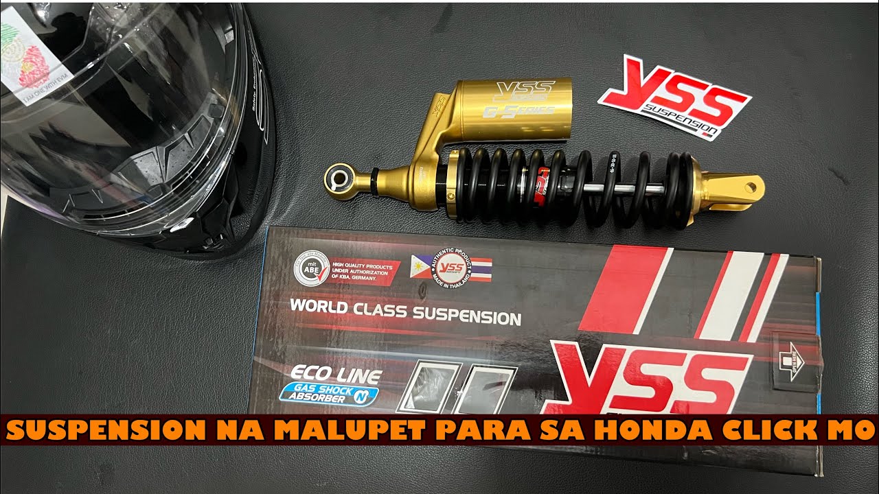 YSS G- SERIES GOLD EDITION 330MM SHOCK PARA SA HONDA CLICK 125i V3 ...