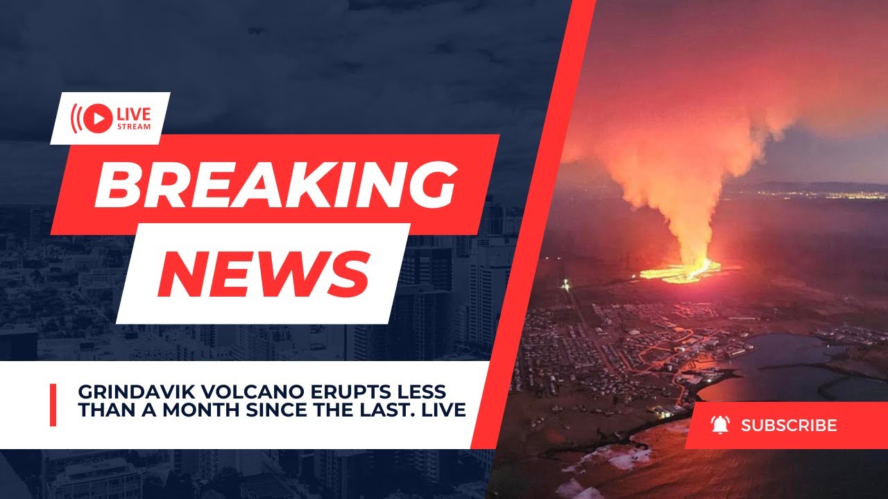 LIVE: Iceland Volcano Erupts - Volcano Cam and Live Discussion - YouTube